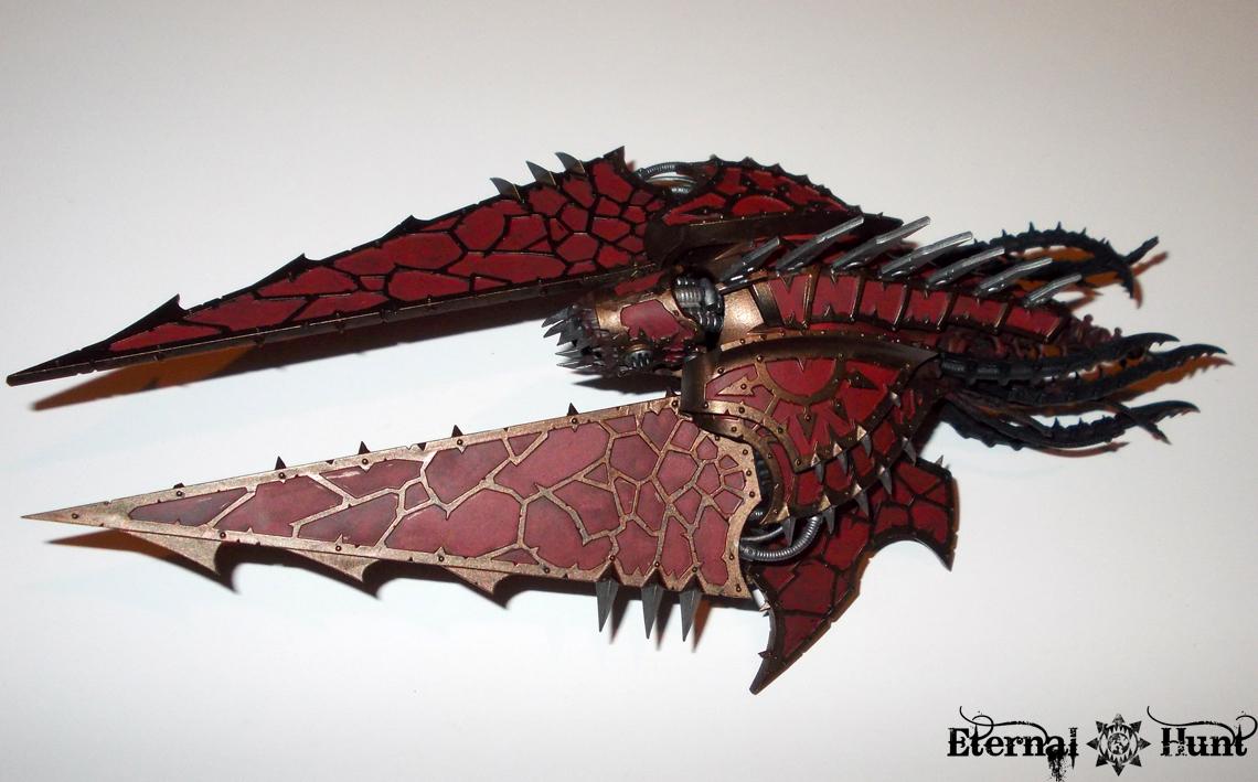 Chaos, Chaos Space Marines, Conversion, Fighter Jet, Flyer, Heldrake, Hellrazor, Khorne ...